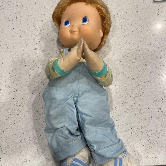 Toys | Vtg Special Blessings Baby Boy Matthew Praying Stuffed Plastic ...